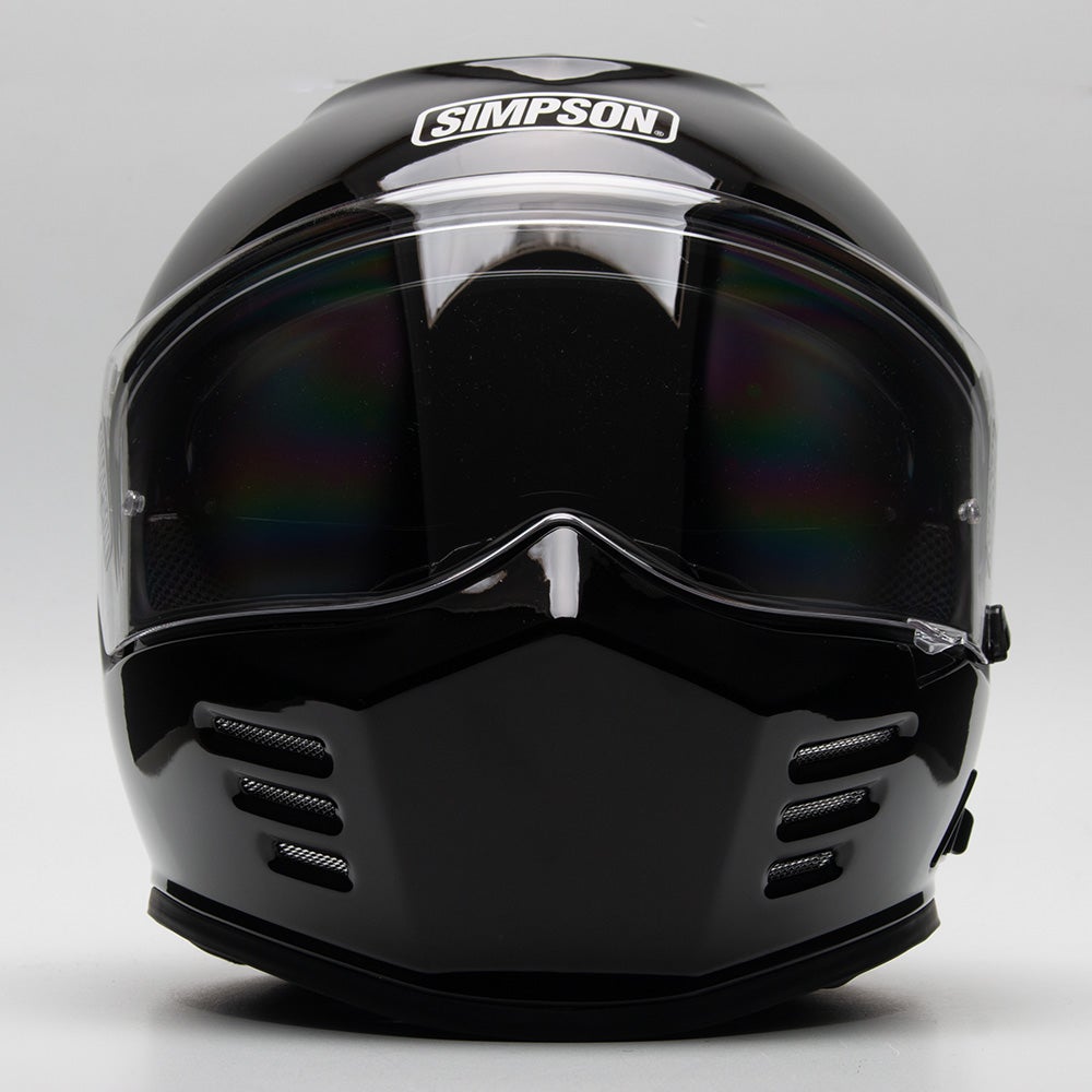 Ghost Bandit Helmet - Gloss Black – Simpson Australia