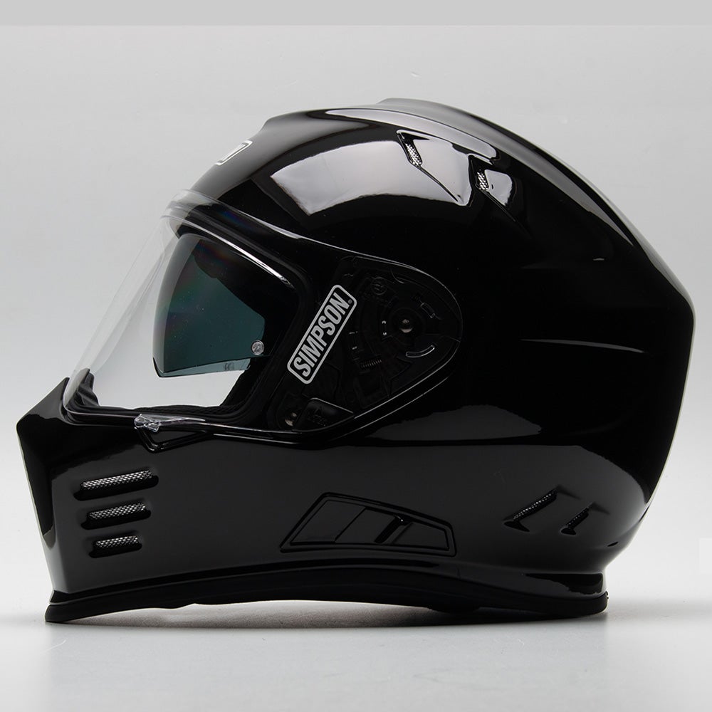 Ghost Bandit Helmet - Gloss Black – Simpson Australia