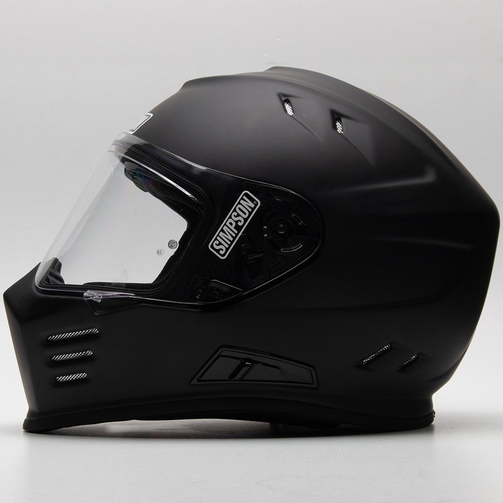 Ghost Bandit Helmet - Matte Black – Simpson Australia